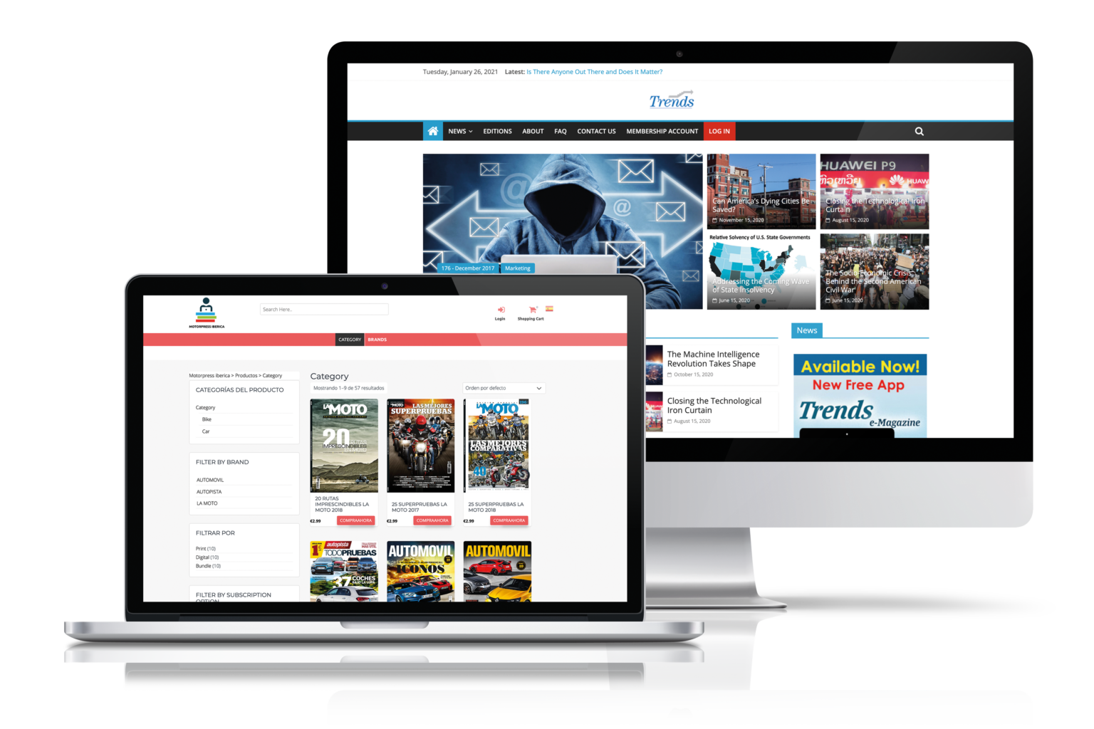 Websites for Publishers | Digital Publishing of Magazines, Online ...
